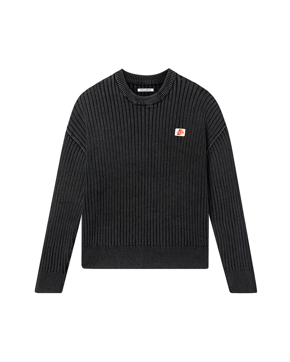 Garment Washed FEA Sweater – Enchanté
